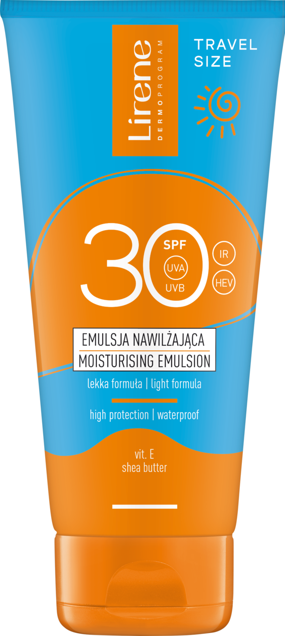 LIRENE, emulsja do ciała, SPF 30, nawilżająca, 90 ml | Drogeria Rossmann.pl