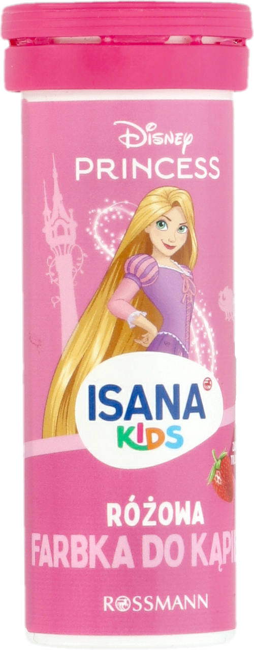ISANA KIDS, Disney Princess, farbka do kąpieli, różowa, o zapachu ...