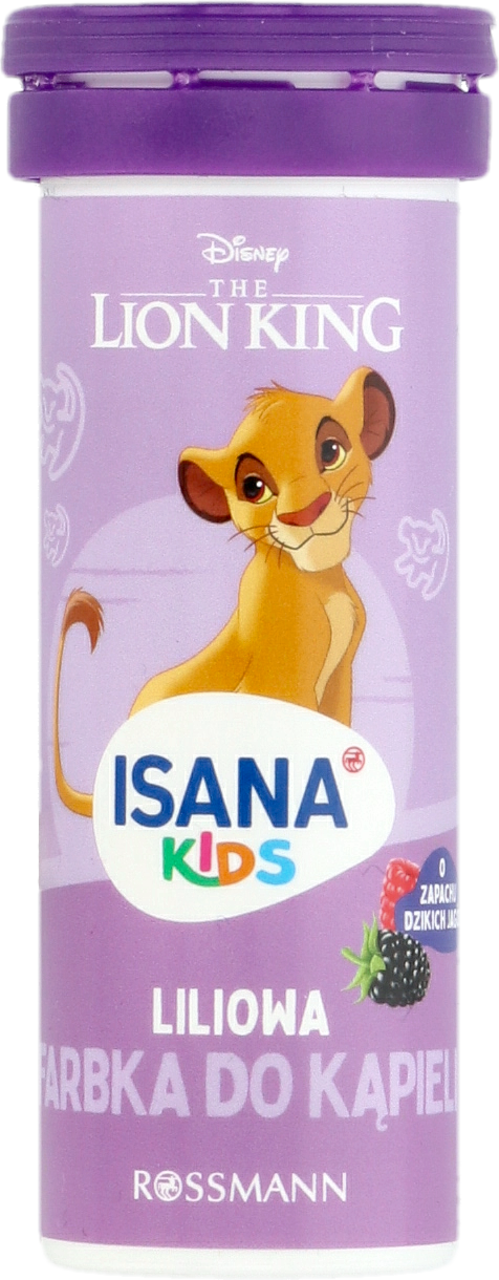 ISANA KIDS, Disney The Lion King, farbka do kąpieli, liliowa, o zapachu ...