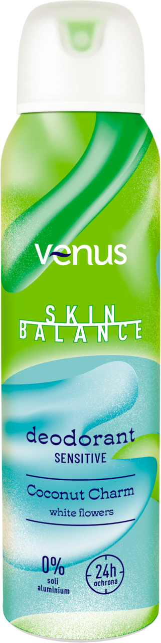 VENUS, , dezodorant w spray'u, Coconut Charm, White Flowers, 150 ml ...