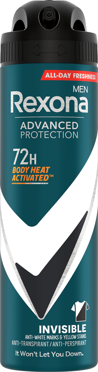 REXONA MEN, Advanced Protection Invisible Black & White, antyperspirant ...