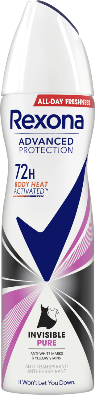 REXONA, Advanced Protection Invisible Pure, antyperspirant w spray’u ...