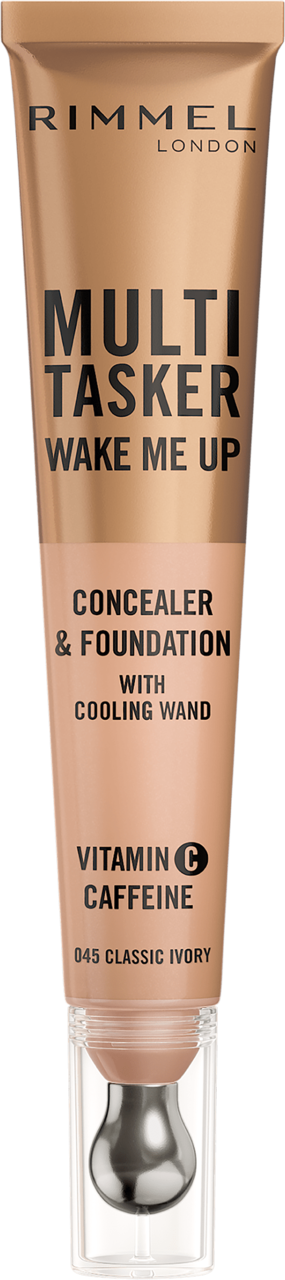 RIMMEL, Multi Tasker Wake Me Up, korektor i podkład z masującym ...