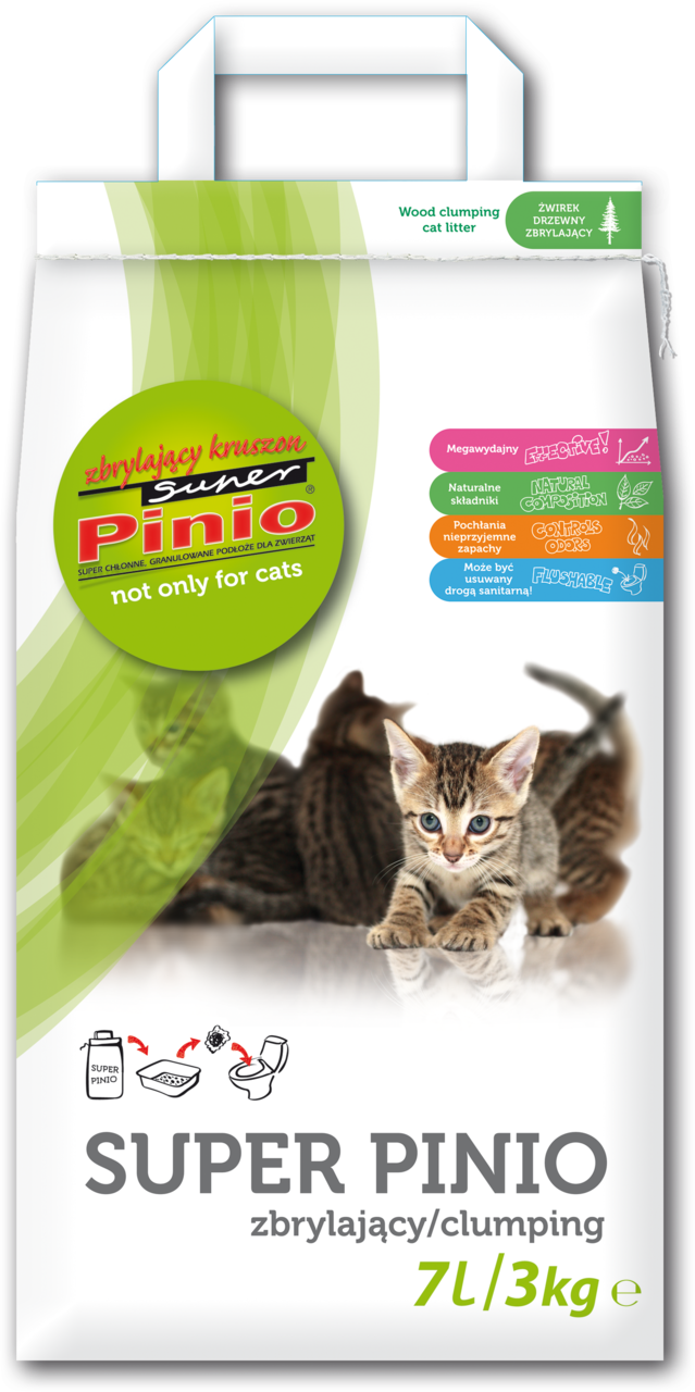 SUPER PINIO, żwirek zbrylający, 7 l | Drogeria Rossmann.pl