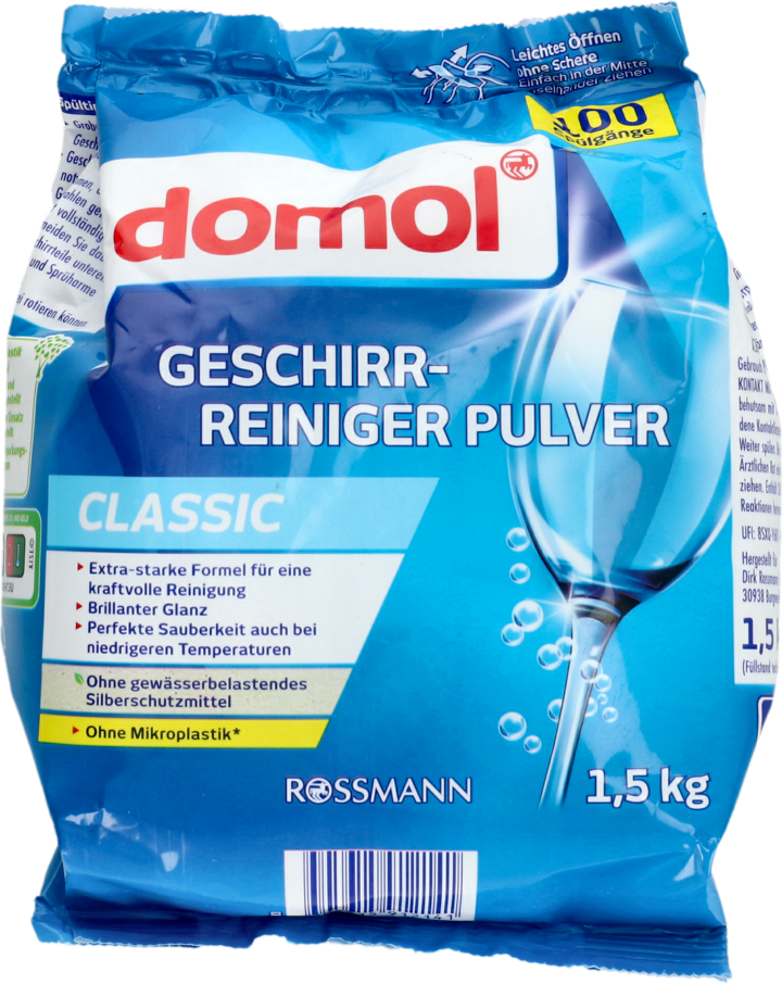 DOMOL, Classic , proszek do zmywarki, 1,5 kg | Drogeria Rossmann.pl