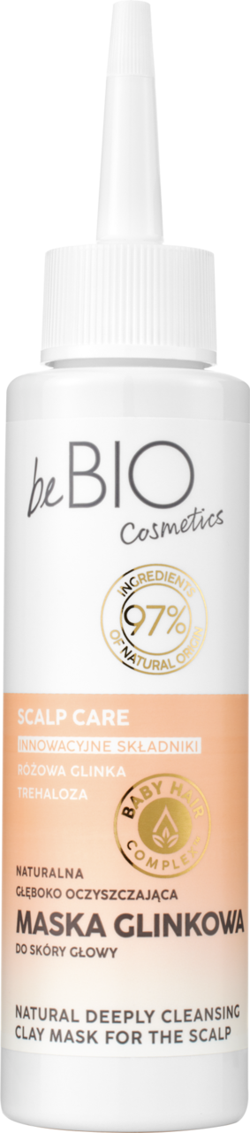 BEBIO COSMETICS, , maska do skóry głowy, glinkowa, głęboko ...