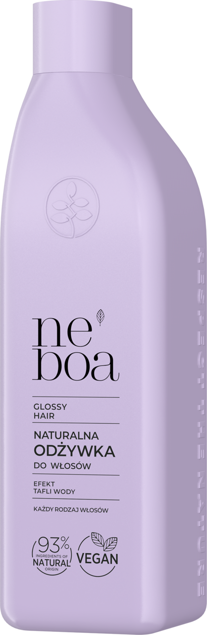 NEBOA, Glossy Hair , odżywka do włosów, efekt tafli wody, naturalna, 300 ml | Drogeria Rossmann.pl