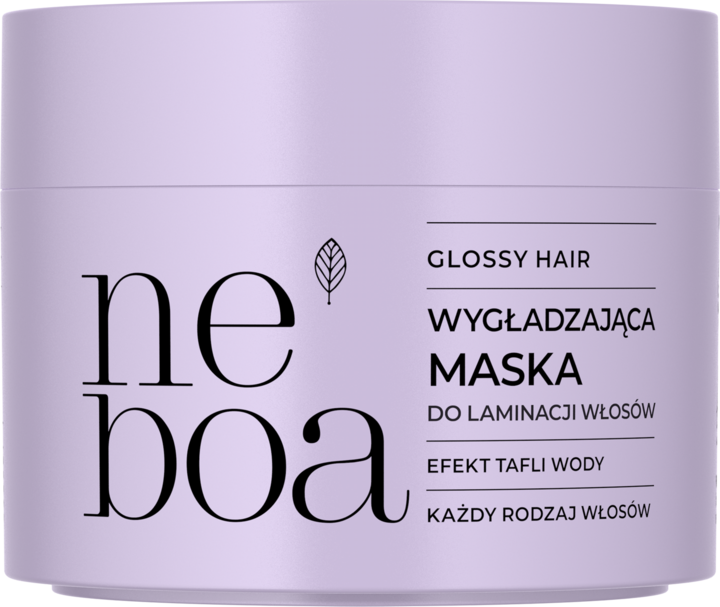 NEBOA, Glossy Hair , maska do laminacji włosów, wygładzająca, efekt ...
