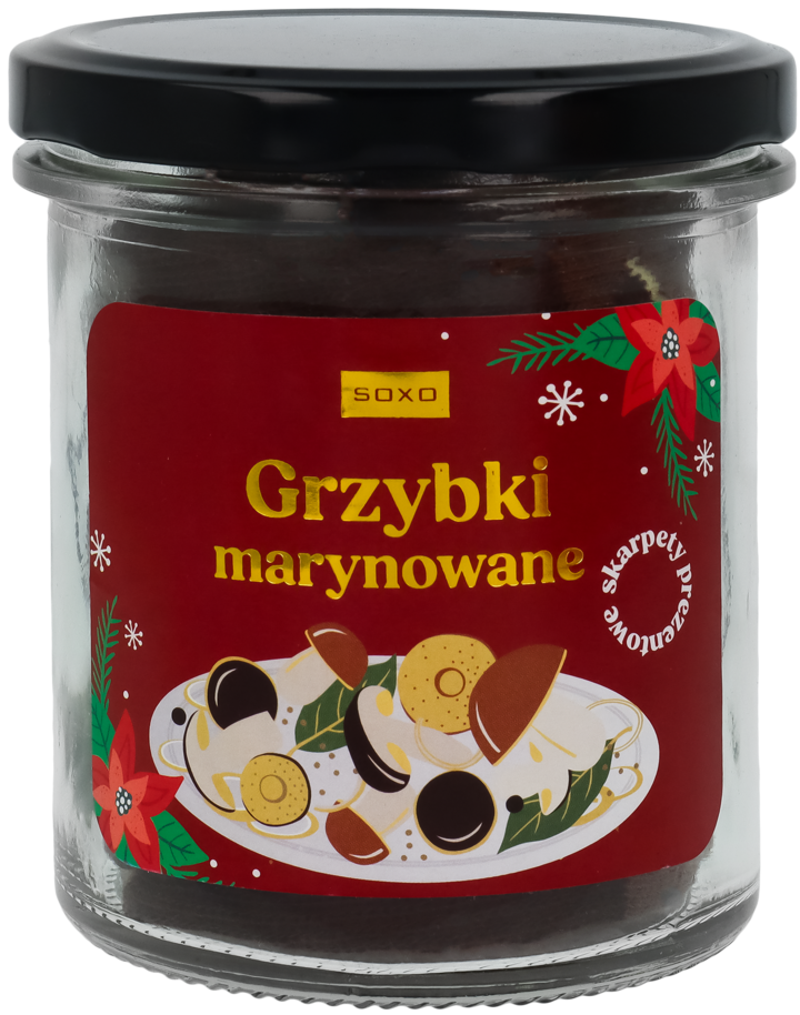 SOXO, , skarpetki męskie, Grzybki w słoiku, rozm. 40-45, 1 szt ...