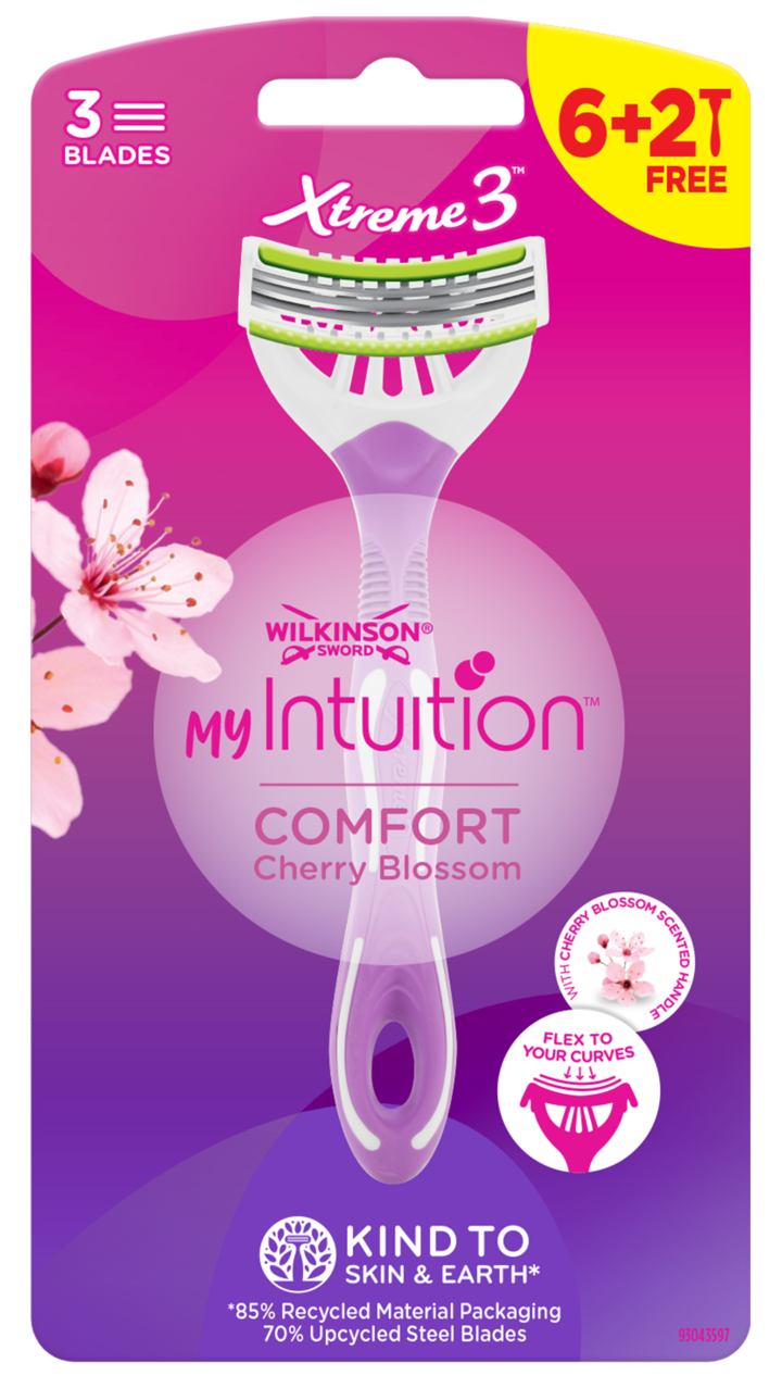 WILKINSON SWORD, My Intuition Comfort, maszynki do golenia dla kobiet, 3-ostrzowe, jednorazowe ...