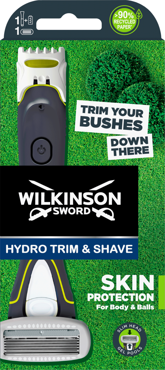 WILKINSON SWORD, Hydro Trim & Shave Skin Protection, golarka ...