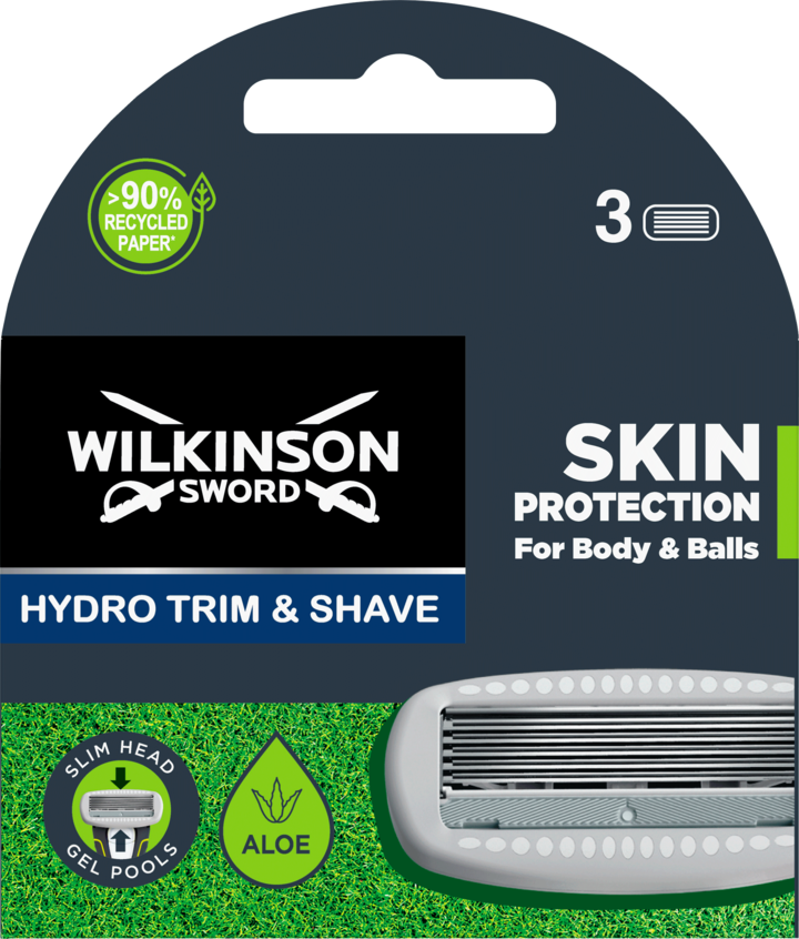 WILKINSON SWORD, Hydro Trim & Shave Skin Protection, wkłady do maszynki ...