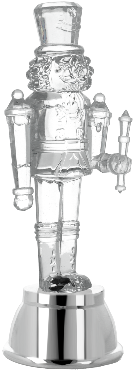 JUMI, figurka LED, Dzidek do orzechów, przezroczysty, 15cm, 1 szt ...