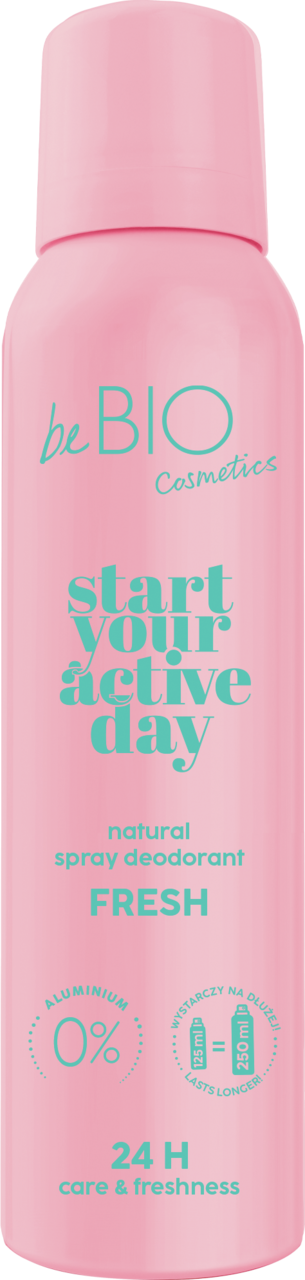 BEBIO COSMETICS, Start Your Active Day , dezodorant w sprayu, naturalny ...