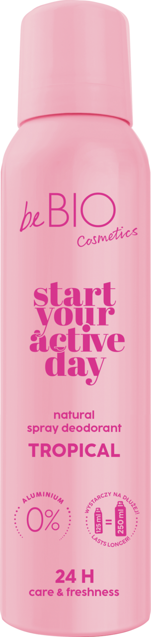 BEBIO COSMETICS, Start Your Active Day , dezodorant w sprayu, naturalny ...