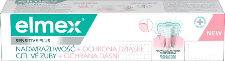 ELMEX, Sensitive Plus Sensitivity + Gum Care, pasta do zębów ...