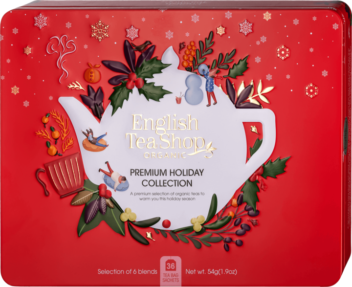 ENGLISH TEA SHOP, Organic Premium Holiday Collection, zestaw ...
