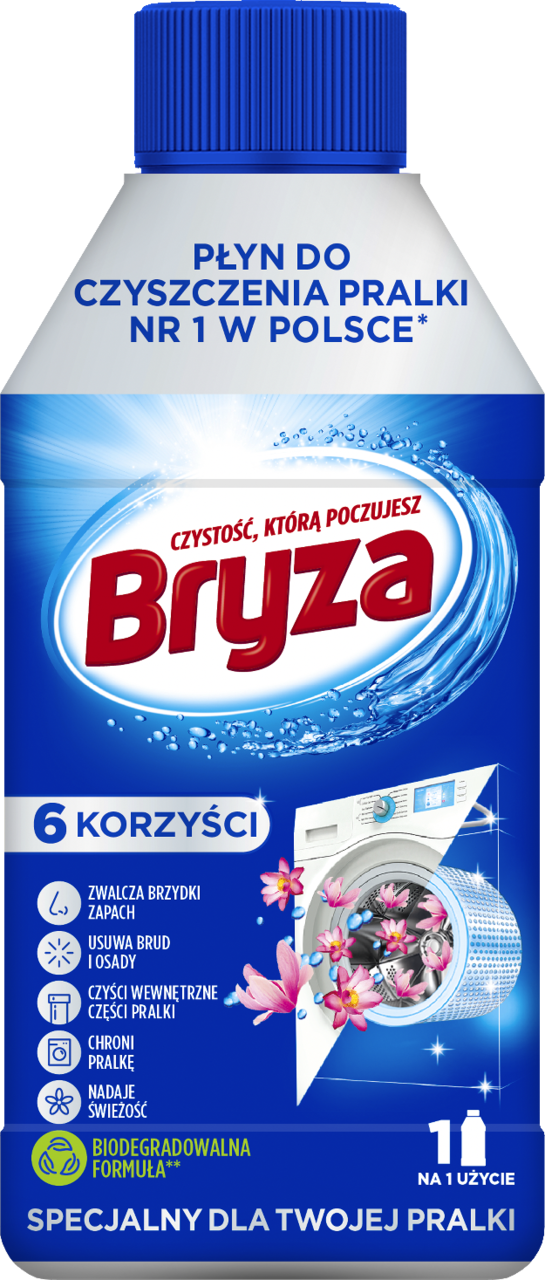 BRYZA, płyn do czyszczenia pralki, 250 ml | Drogeria Rossmann.pl