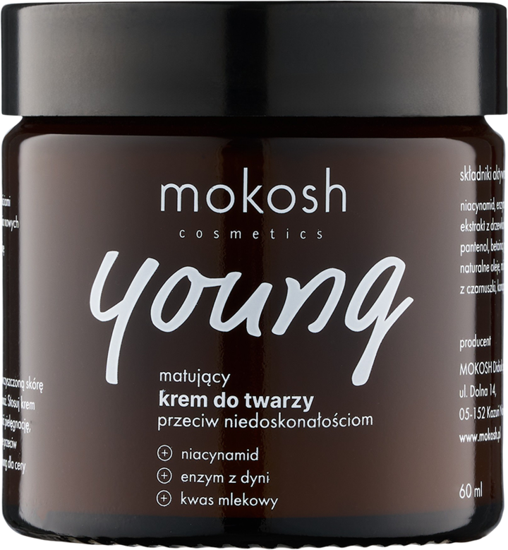 MOKOSH COSMETICS, Young , krem do twarzy, matujący, przeciw ...