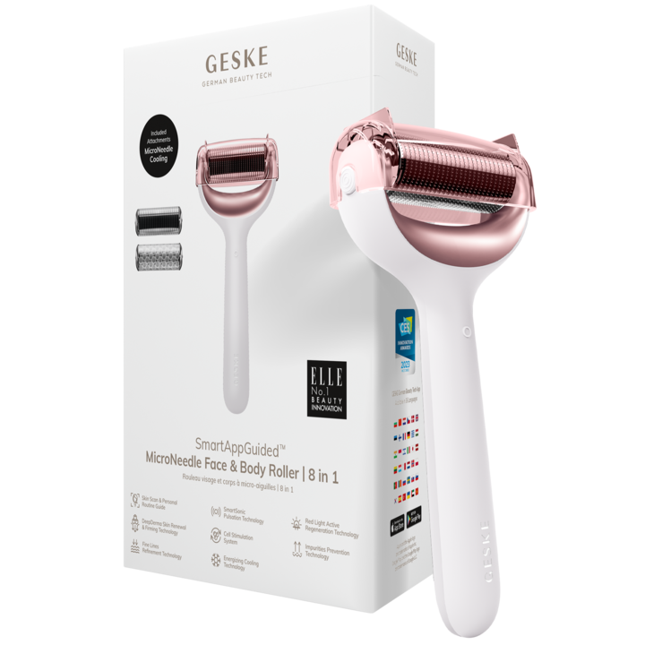 GESKE, Roller do mezoterapii igłowej twarzy i ciała, 8w1 Starlight, 1 ...