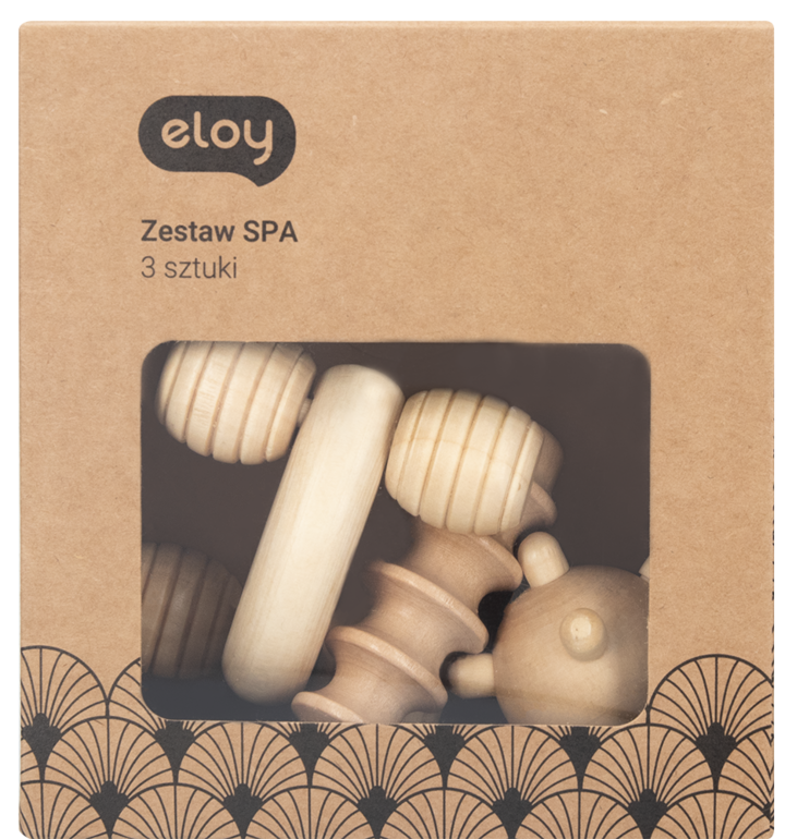 ELOY, , zestaw SPA, drewniane masażery, 3 szt. | Drogeria Rossmann.pl