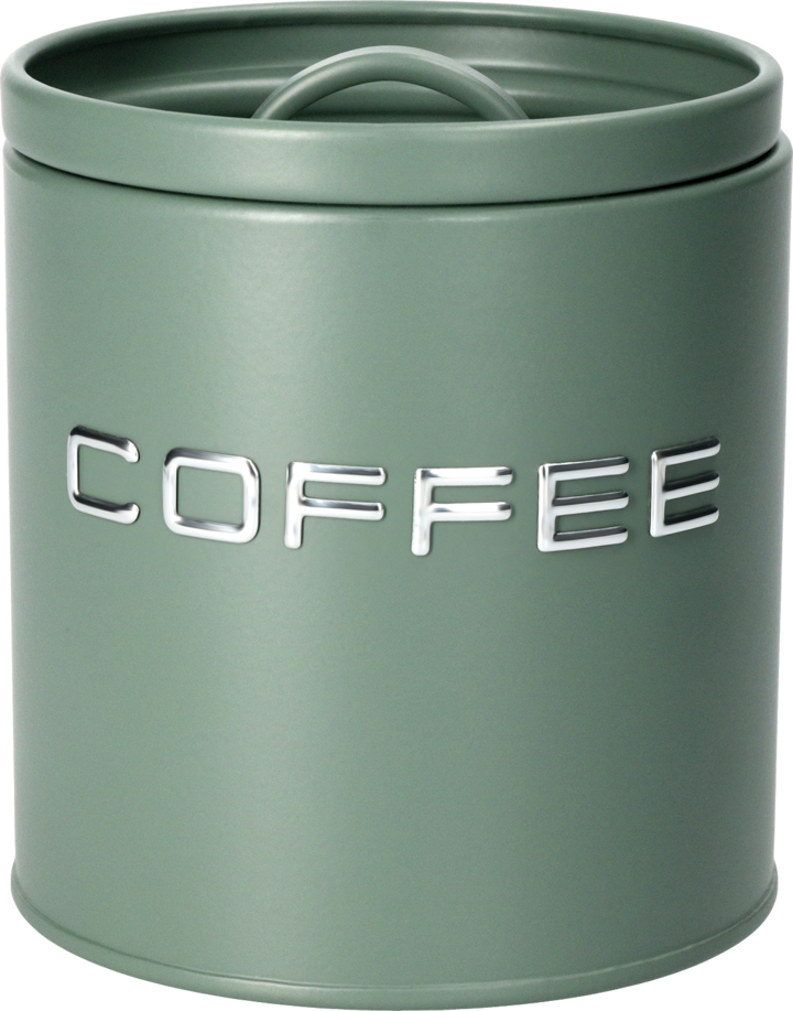 ELOY, puszka metalowa, Coffee, wym. 11x12cm, Szałwiowa, 1 szt ...