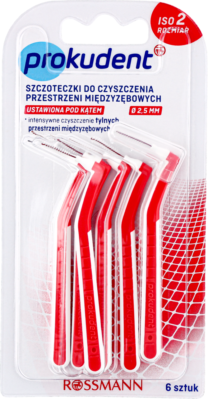 PROKUDENT, szczoteczki do czyszczenia przestrzeni międzyzębowych, 6 szt ...