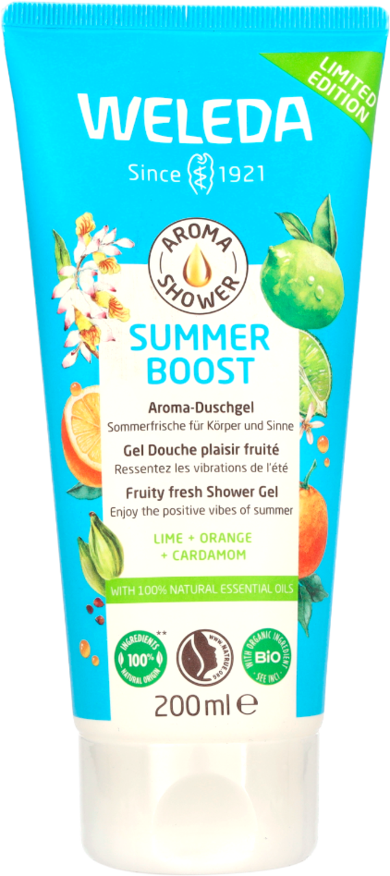 WELEDA, Aroma Summer Boost, żel pod prysznic, 200 ml | Drogeria Rossmann.pl