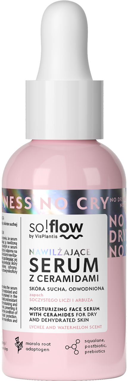 SO!FLOW BY VIS PLANTIS, serum do twarzy, nawilżające, z ceramidami, 30 ml | Drogeria Rossmann.pl
