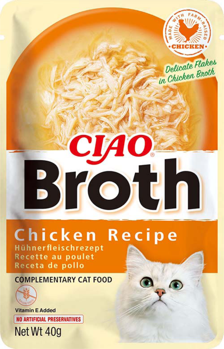 INABA CIAO, Broth , mokra karma dla kota, kurczak w rosole, 40 g | Drogeria Rossmann.pl