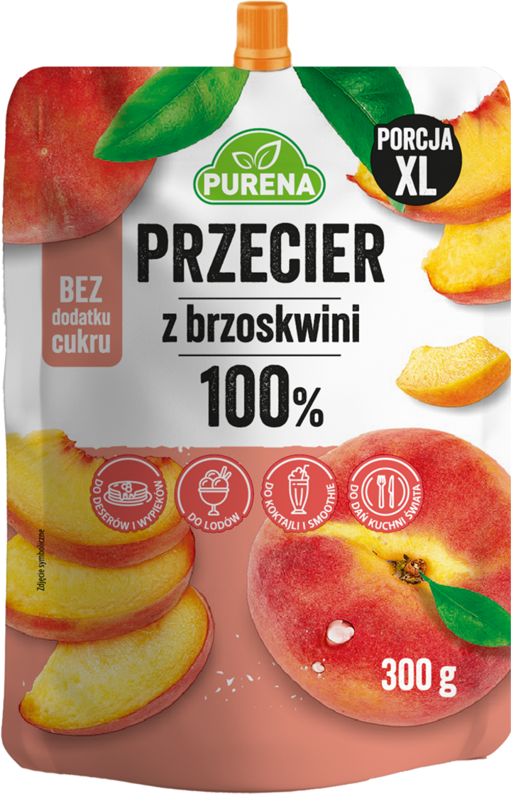 PURENA, przecier z brzoskwini 100%, 300 g | Drogeria Rossmann.pl
