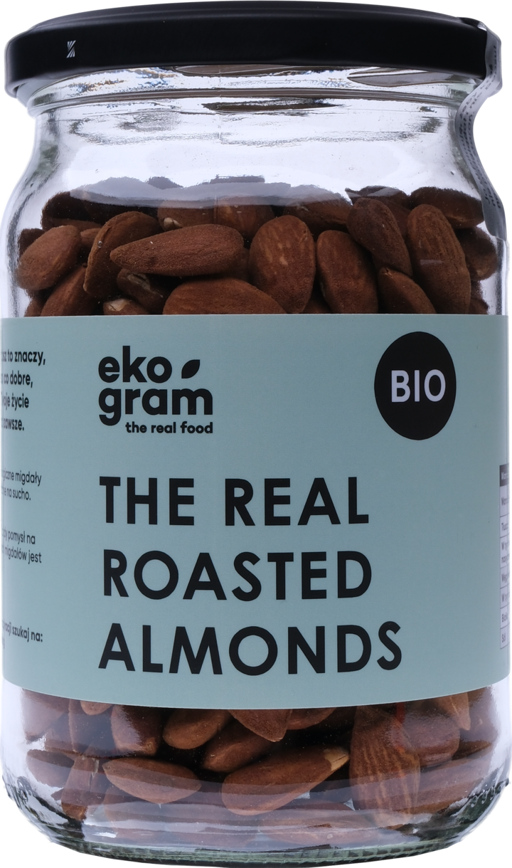 EKOGRAM, BIO , migdały prażone, 300 g | Drogeria Rossmann.pl