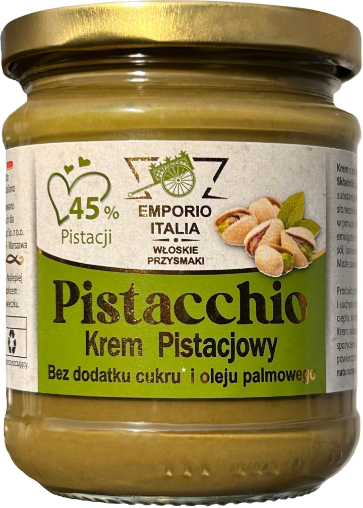 EMPORIO ITALIA, krem pistacjowy, bez cukru i oleju palmowego, 180 g | Drogeria Rossmann.pl
