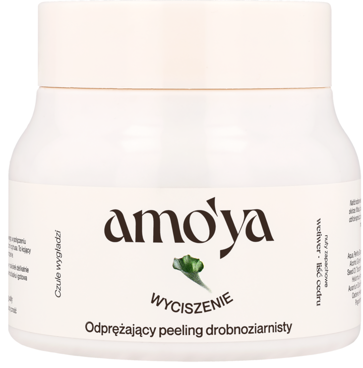 AMO'YA, Wyciszenie , odprężający peeling drobnoziarnisty, 220 ml ...