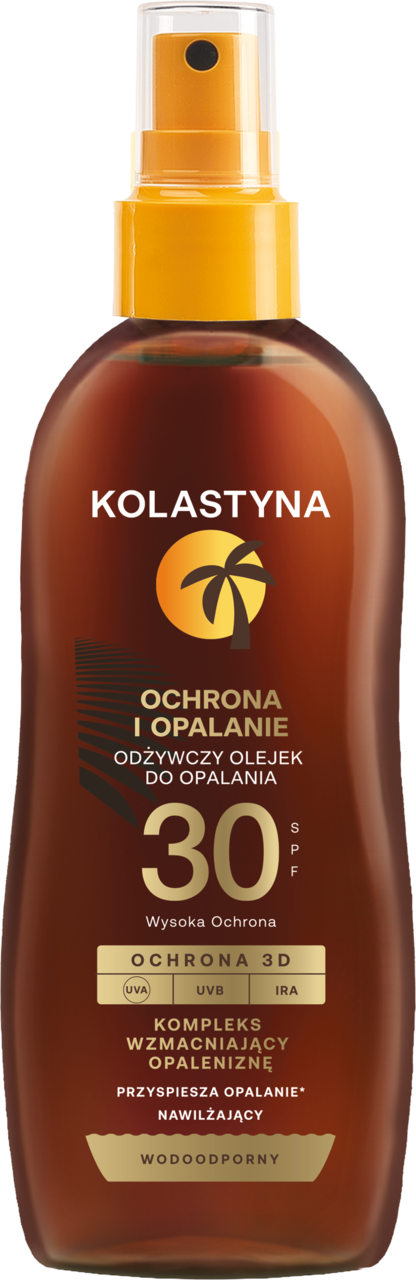KOLASTYNA, olejek do opalania w sprayu, odżywczy, SPF 30, 70 ml | Drogeria Rossmann.pl