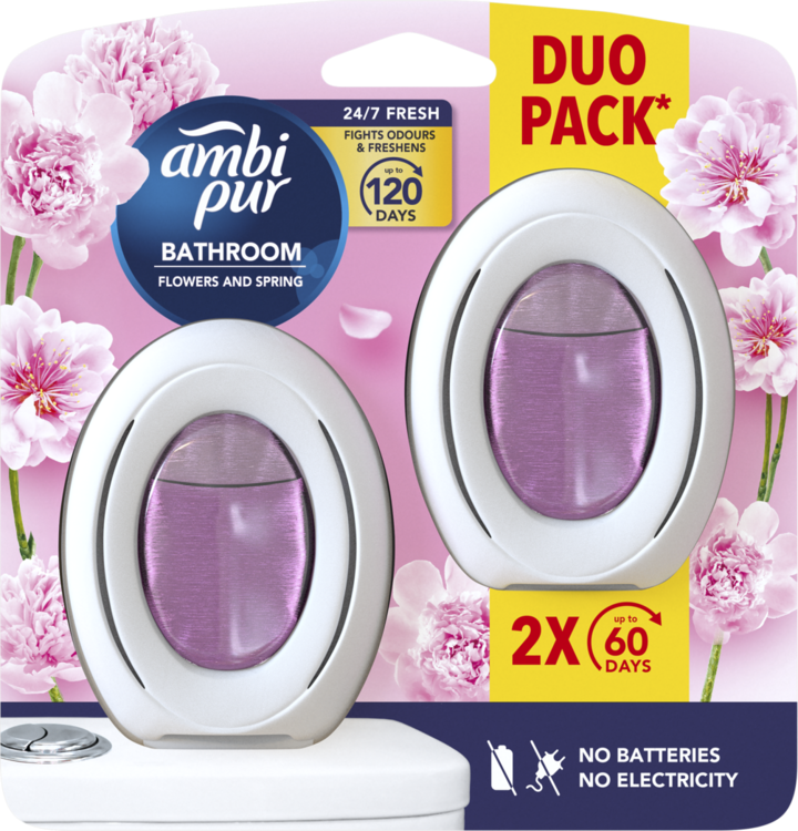 AMBI PUR, , odświeżacz powietrza, Flower & Spring, 2 szt. | Drogeria Rossmann.pl