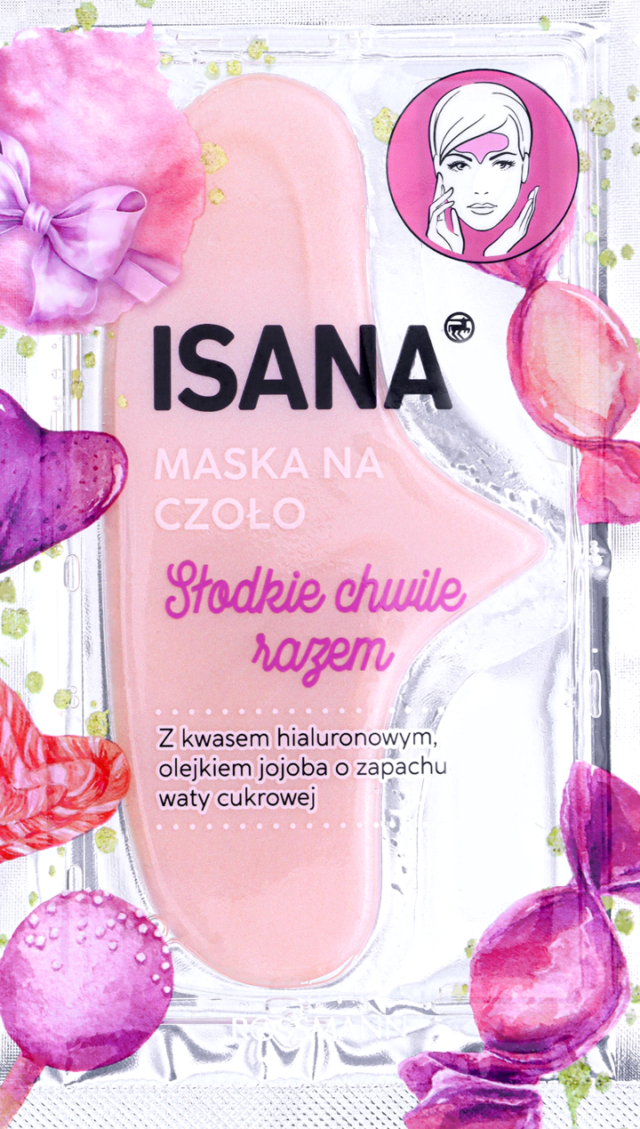 ISANA, maska na czoło, hydrożelowa, nawilżające, 1 szt. | Drogeria ...