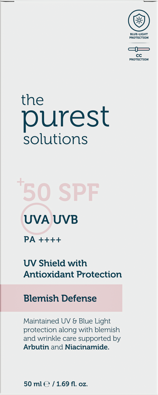 THE PUREST SOLUTIONS, Blemish Defense , krem do twarzy z ochroną ...