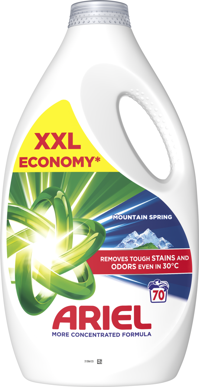 ARIEL, , płyn do prania, Mountain Spring, XXL, 3,15 l | Drogeria ...