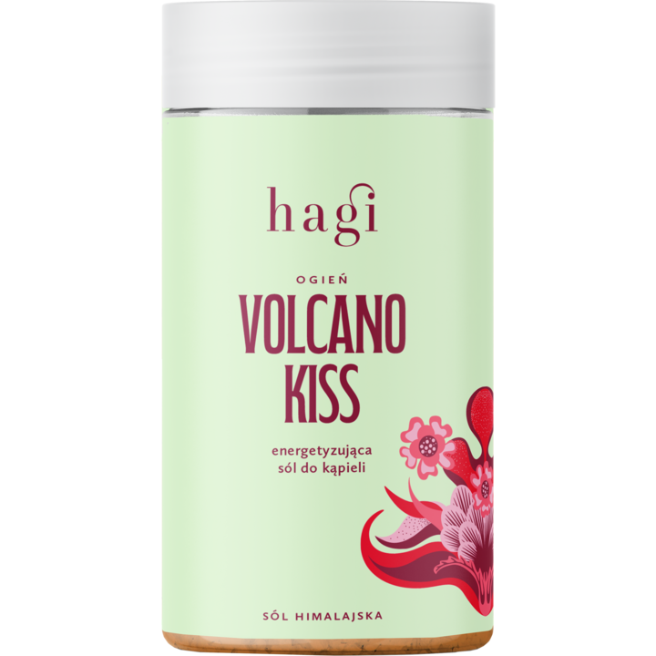 HAGI, Volcano Kiss , sól do kąpieli, energetyzująca, Ogień, 480 g ...