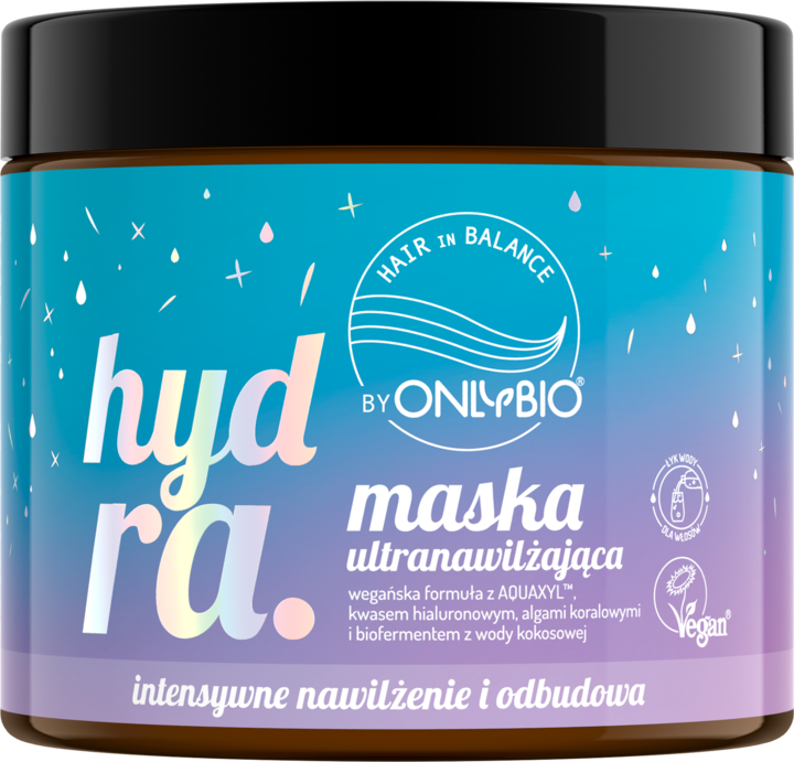 ONLYBIO HAIR IN BALANCE, Hydra , maska do włosów, nawilżająco ...