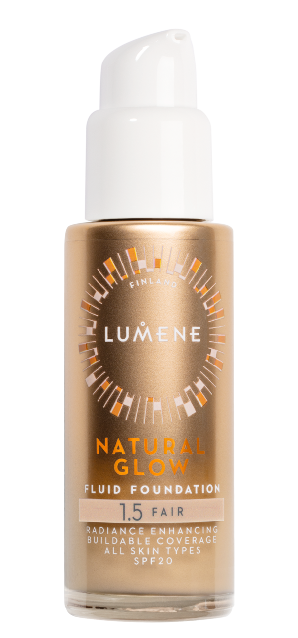 LUMENE, Natural Glow , podkład do twarzy, rozświetlający, z kwasem ...