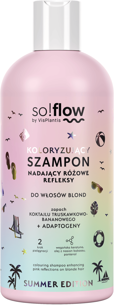 SO!FLOW BY VIS PLANTIS, szampon do włosów, koloryzujący, nadający ...
