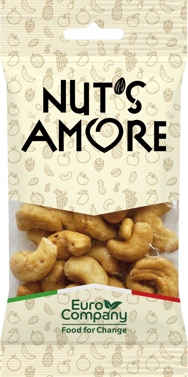NUT'S AMORE, orzechy nerkowca, smażone i solone, 50 g | Drogeria ...