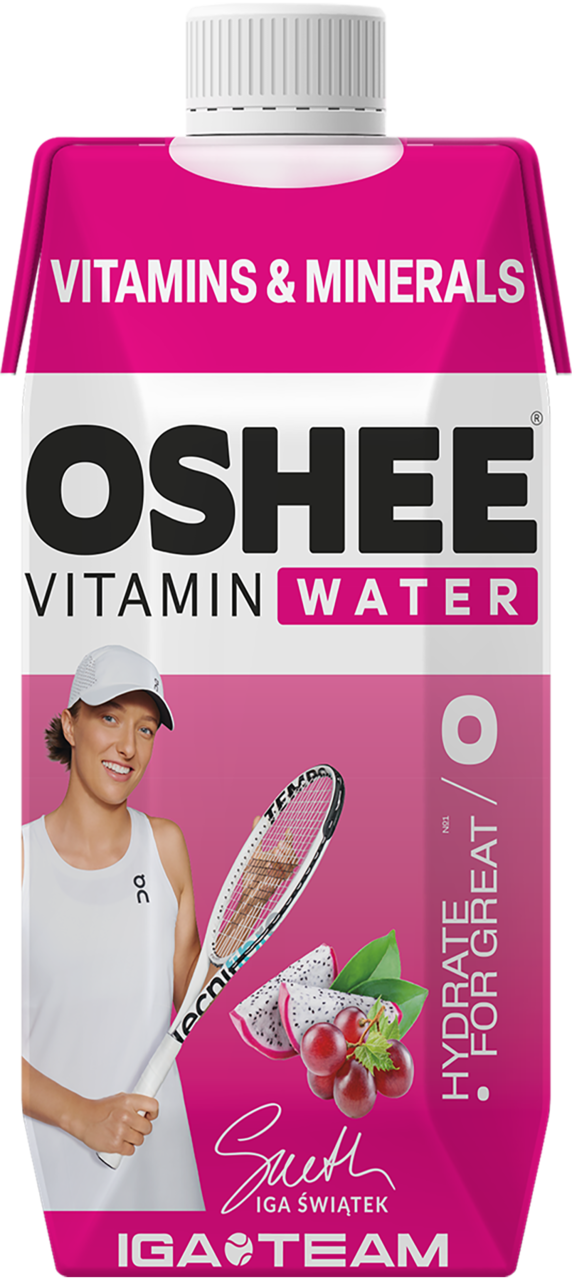 OSHEE, Vitamin Water, napój niegazowany o smaku Czerwonych Winogron i ...