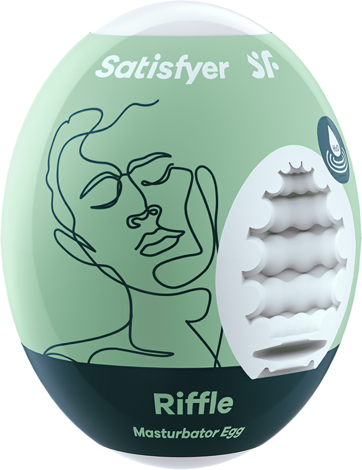 Satisfyer, Egg Single Riffle, masturbator dla mężczyzn, jednorazowy, 1 ...
