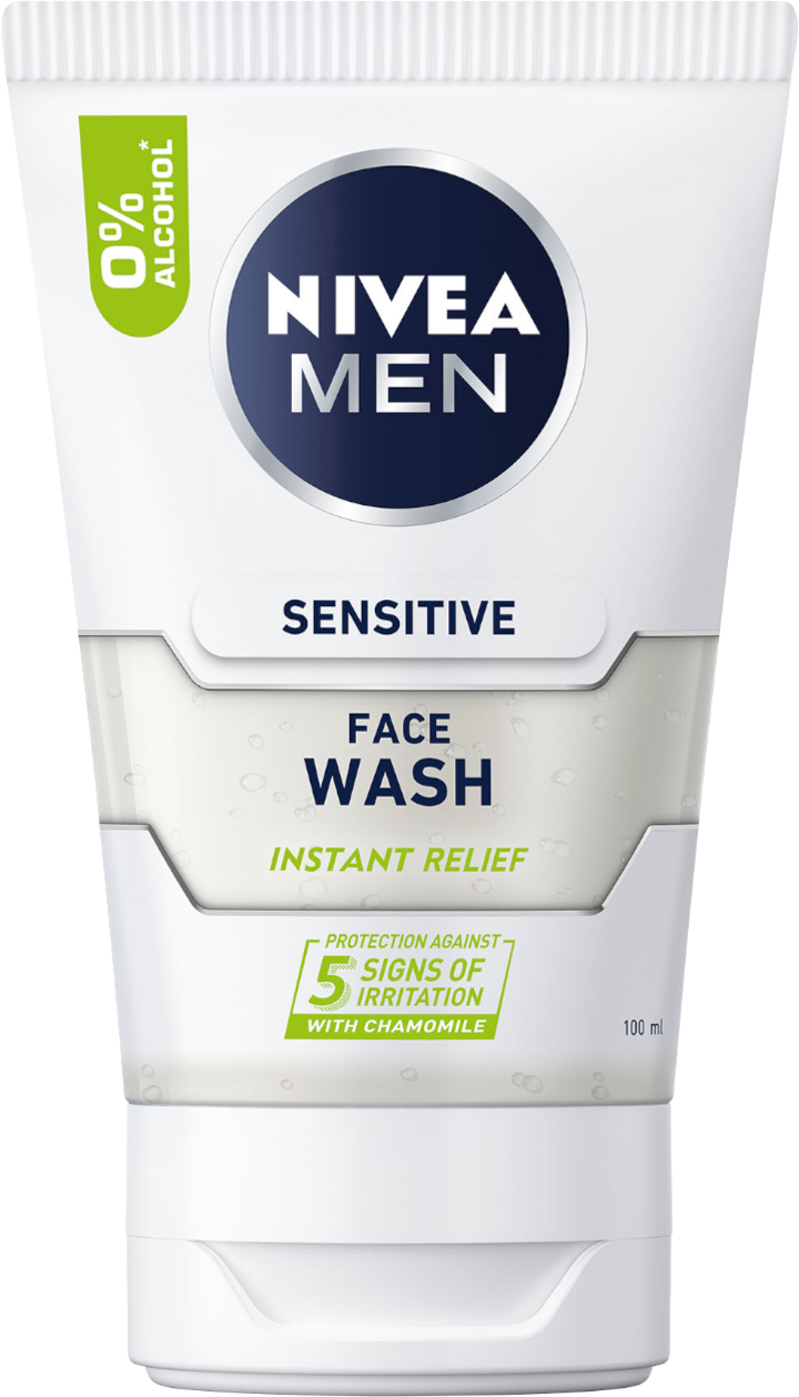 NIVEA MEN, Sensitive , żel do mycia twarzy, 100 ml | Drogeria Rossmann.pl
