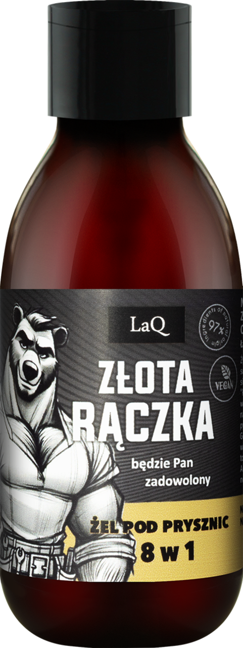 LAQ, Złota Rączka , żel pod prysznic, 8w1, Będzie Pan Zadowolony, 100 ml | Drogeria Rossmann.pl