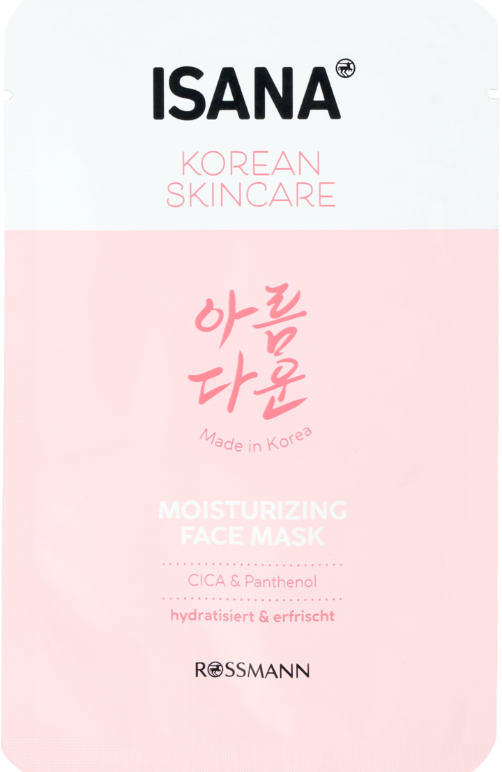 ISANA, Korean Skincare , maska w płachcie, nawilżająco-odświeżająca, 1 ...