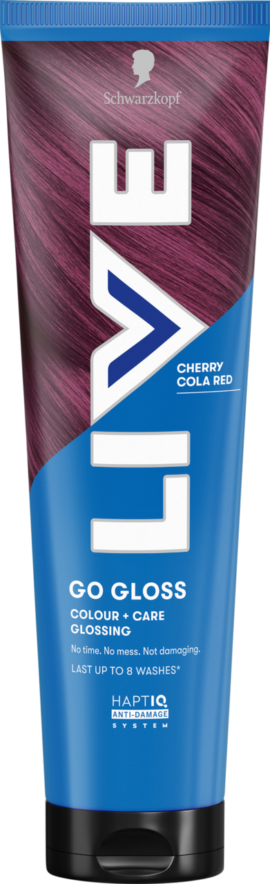 SCHWARZKOPF LIVE, Go Gloss , toner do włosów, Cherry Cola Red, 1 szt ...